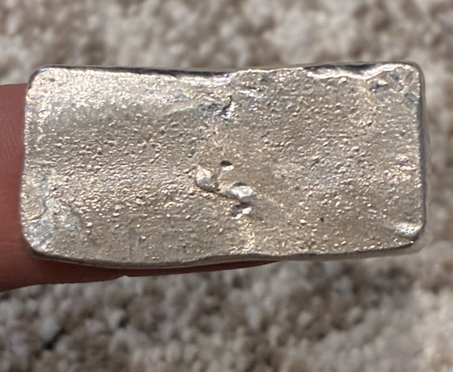 Prospector Gold & Gems 1 Oz Poured Loaf .999 Fine Silver Bar Weed Leaf ...