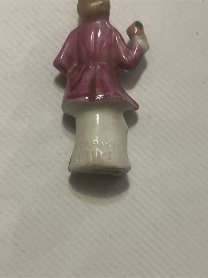 Late 1800s 1” Mini Small Porcelain Victorian Young Man Figurine ...