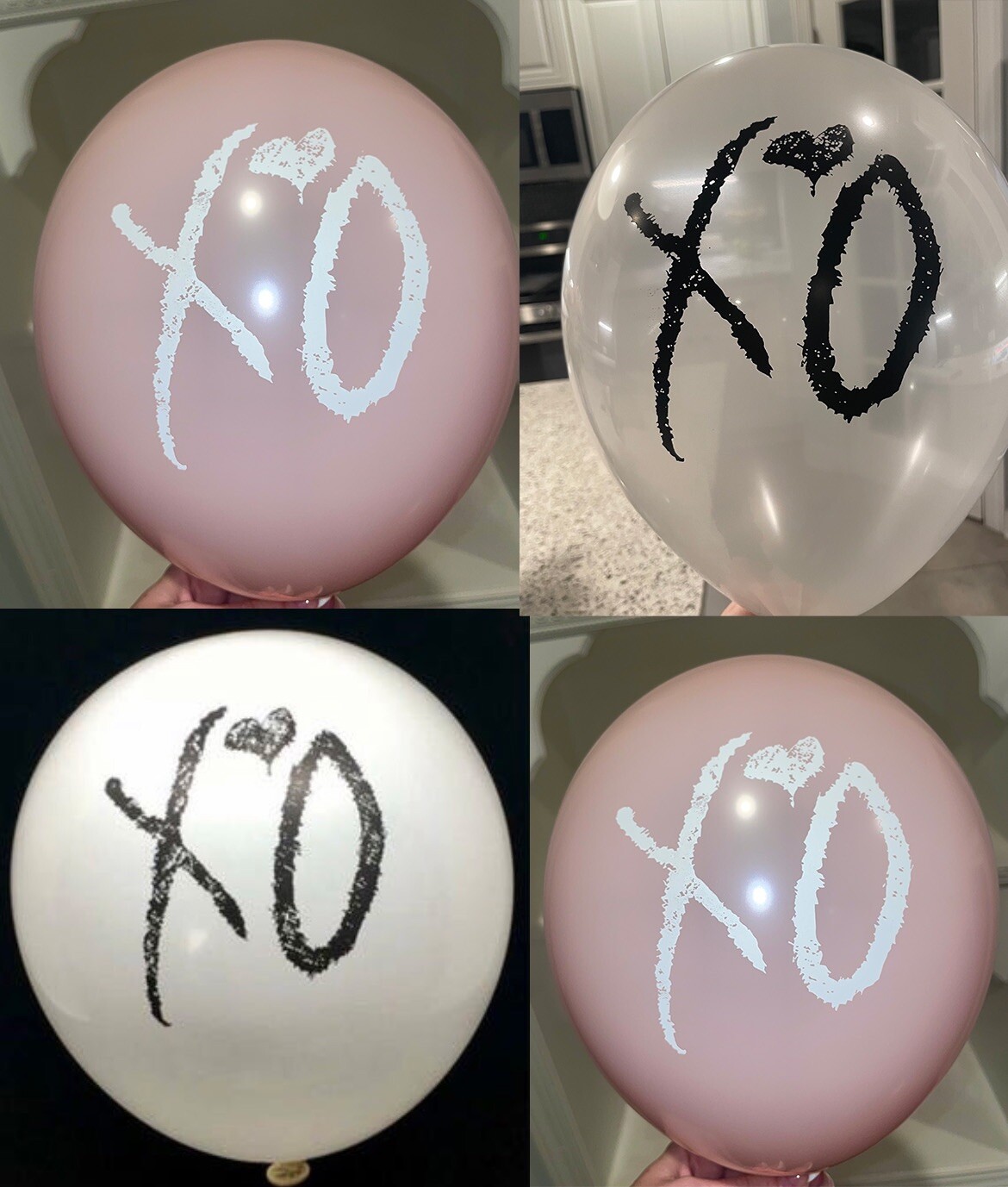 The Weeknd Balloons Black And White