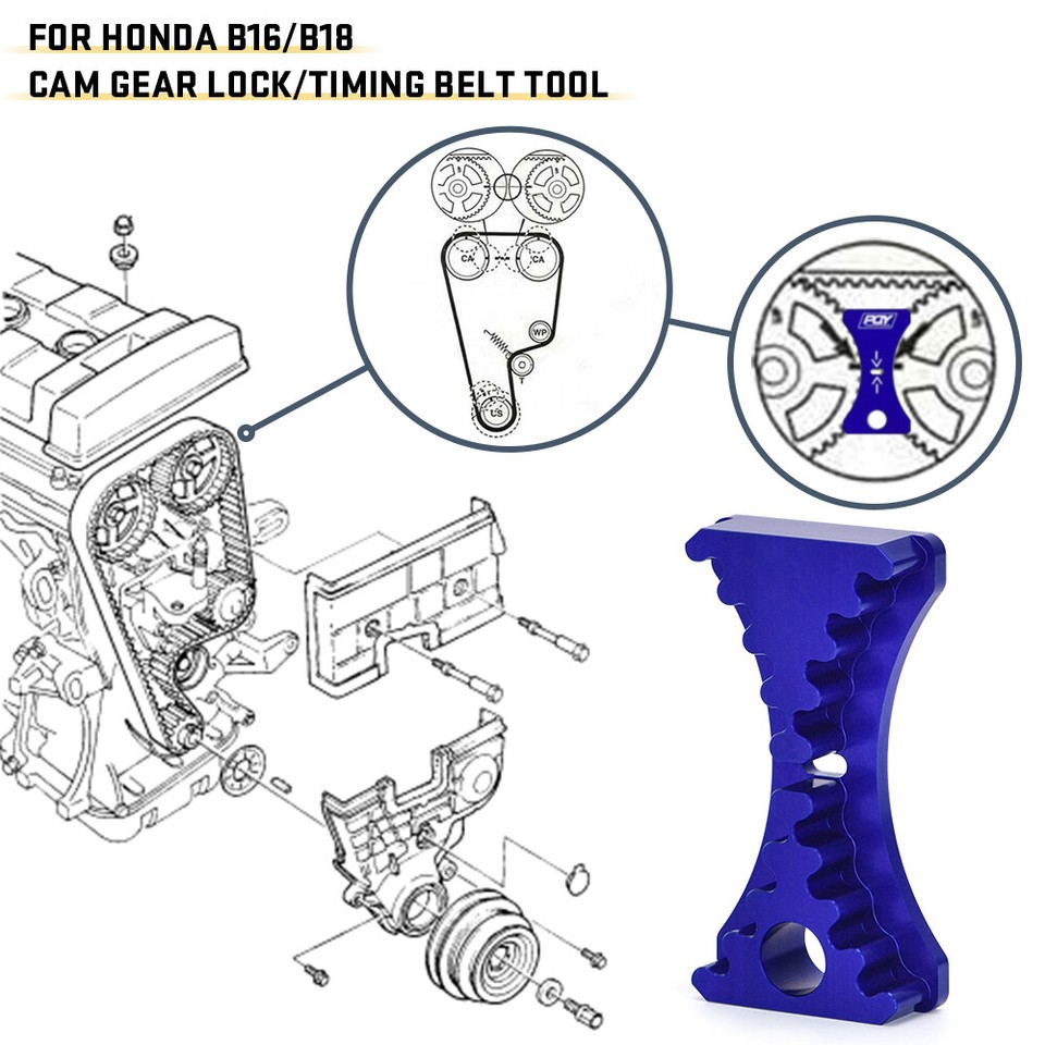 For Honda Acura B16 B18C1 B18C5 VTEC 1.6L Cam Gear Lock Timing Belt ...