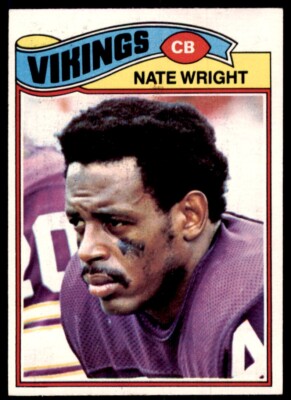 1977 Topps Nate Wright Football Card Minnesota Vikings #11 | eBay