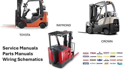 Toyota-Raymond-Crown Forklift Manuals on USB Flash Drive | eBay