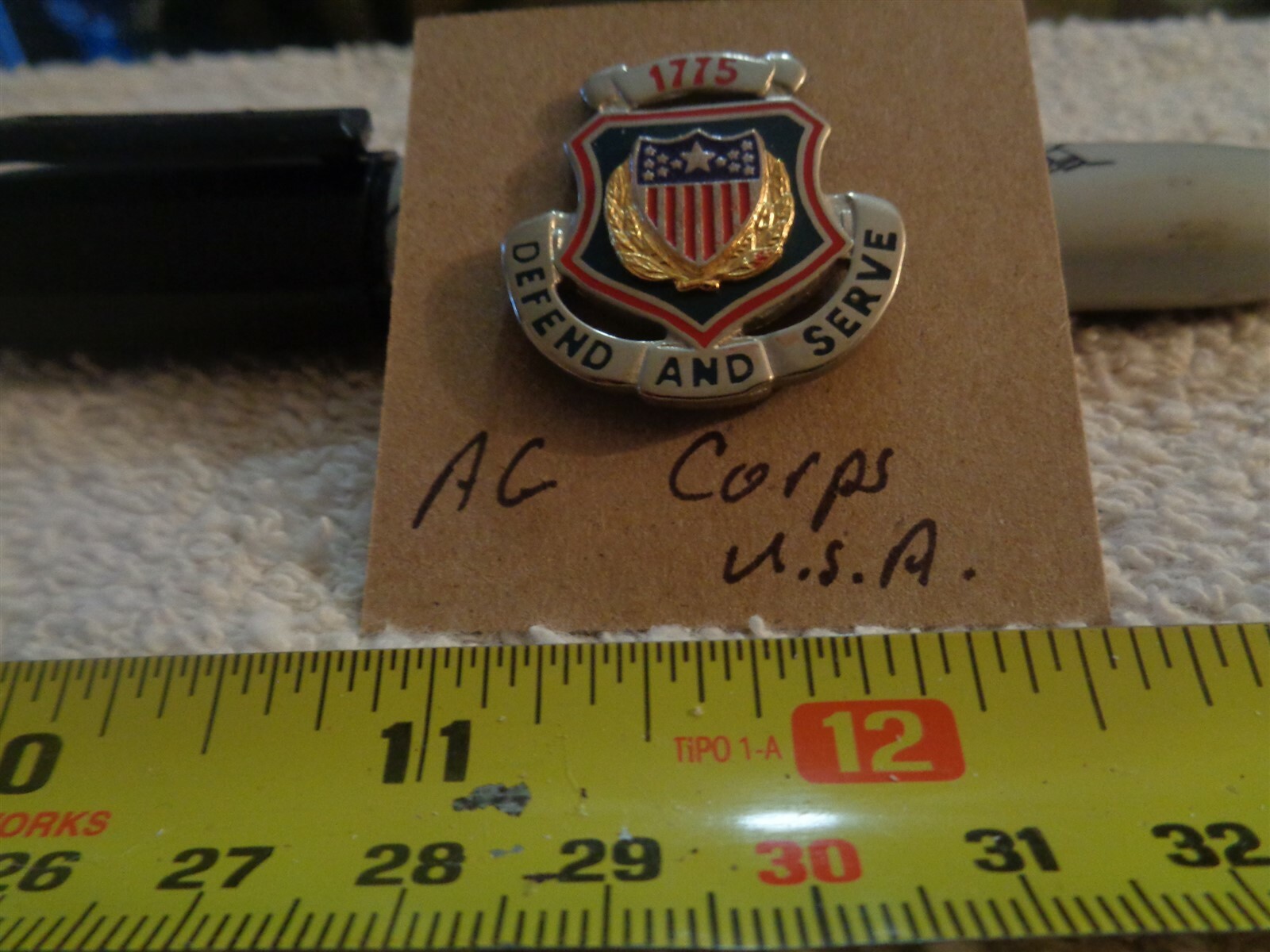 Adjutant General Corps U.S.A. Unit Crest, DI, DUI (DRAW#D7) | eBay