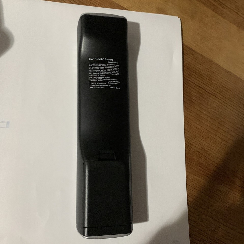 X10 Nstinct Universal ICON Remote Control Model IR34A | eBay