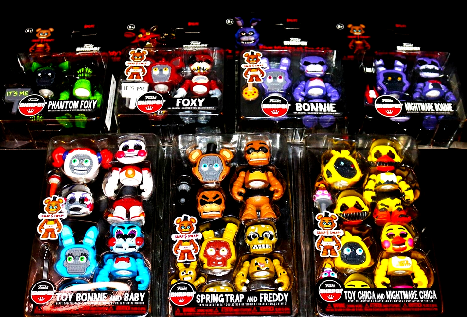 Five Nights at Freddy's x Funko: 20+ FNAF SNAPS! Figure Options & Sets ...