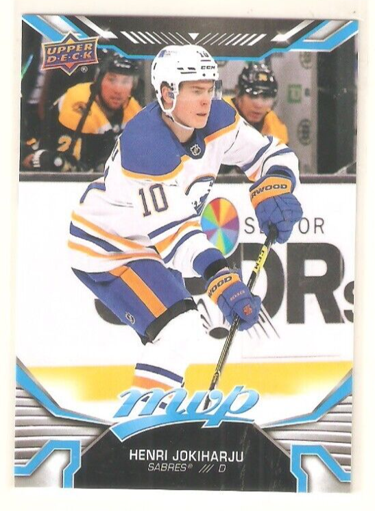 Henri Jokiharju 2022-23 UD MVP Base Card #155 Sabres | eBay