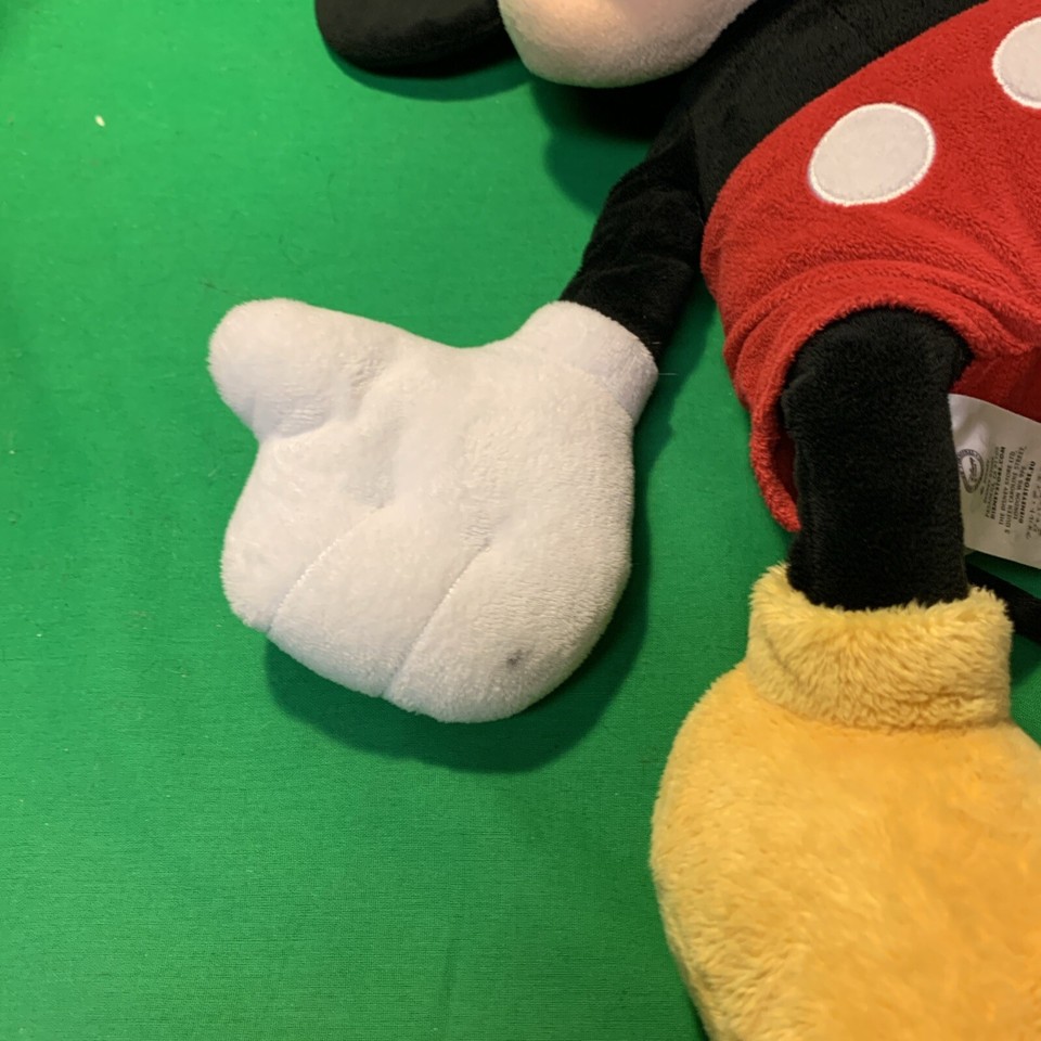 MICKEY MOUSE Disney Store Plush Toy Stuffed Animal Authentic 18 ...