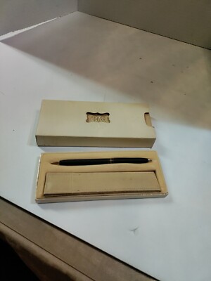 Vintage Boxed Cross Pen with Ivory Cross leather pen pouch With Box. | eBay