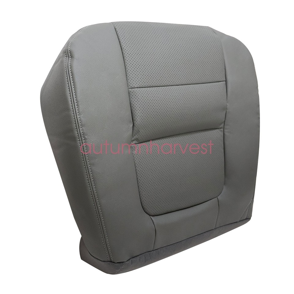 Driver Side Bottom & Top Leather Seat Cover Gray For 2001 Ford F250 ...