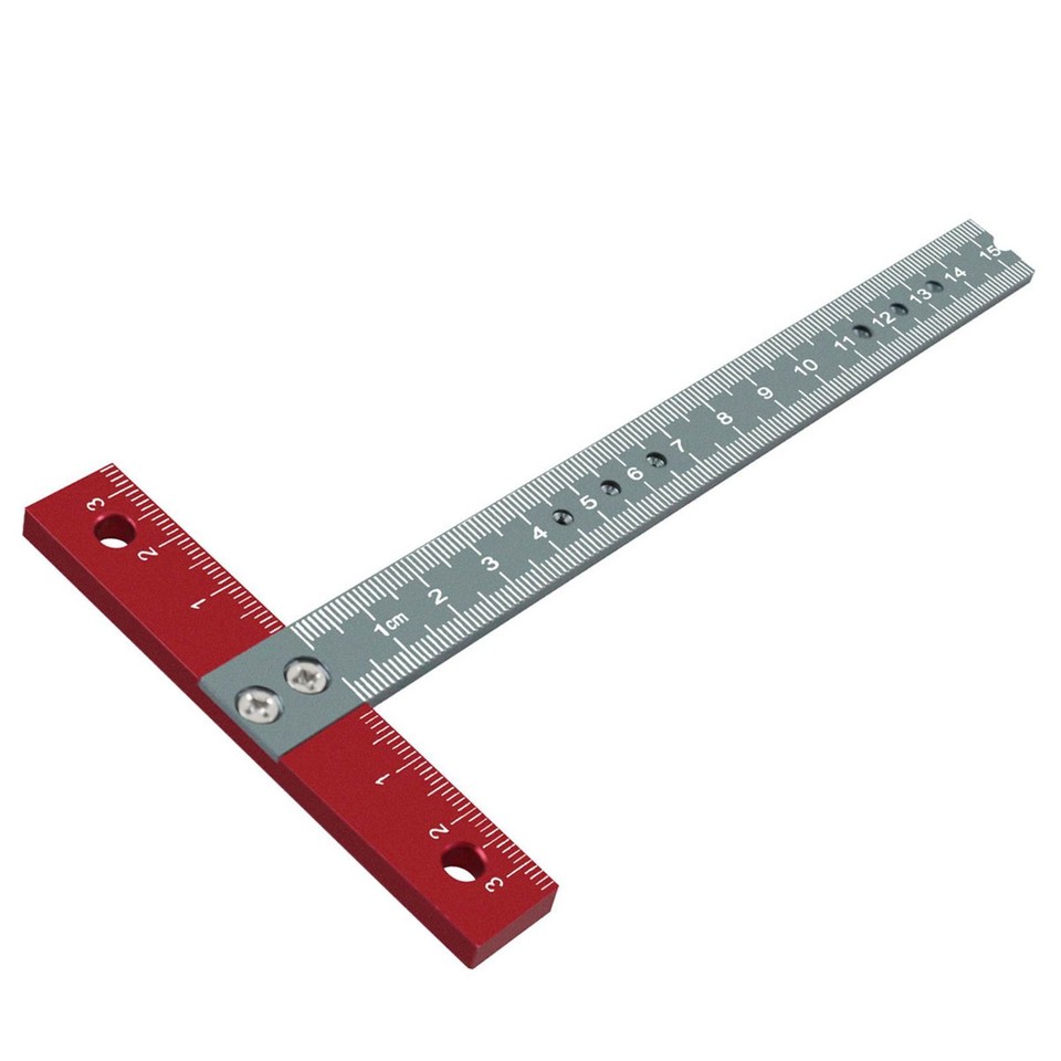 Metal T Square Ruler with Scale Aluminium Alloy for Craft & Design ...