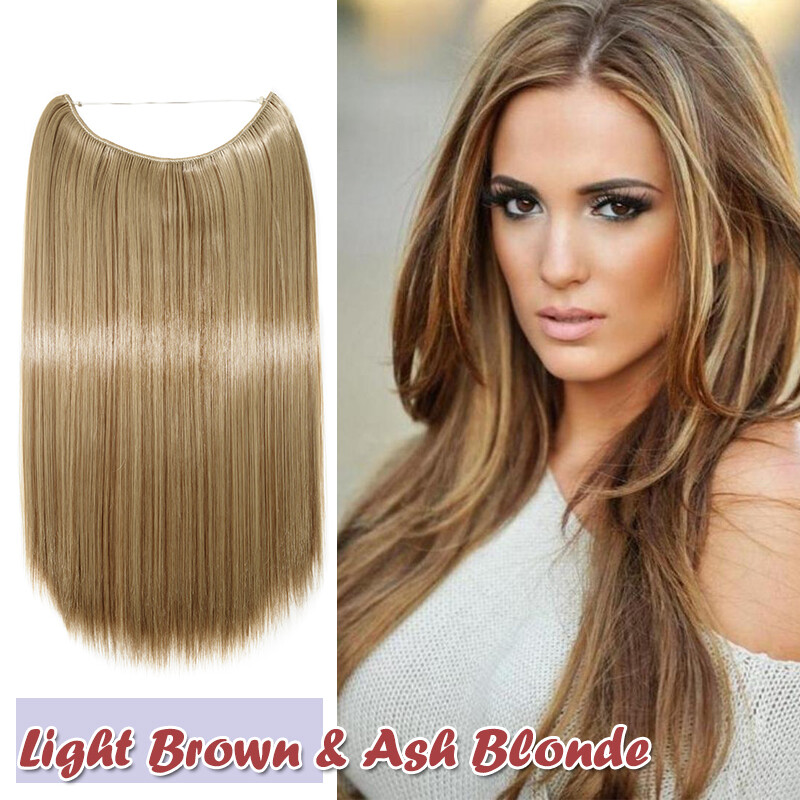 100% Natural As Human Thick Invisible Wire Softs Secret Wire In Hair ...