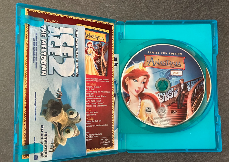 Anastasia (DVD, 2006, 2-Disc Set, Family Fun Edition Widescreen ...