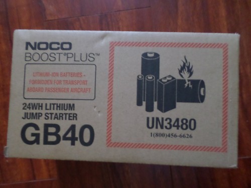 NOCO GB40 Genius Boost Plus 1000 Amp 12V UltraSafe Lithium Jump Starter ...