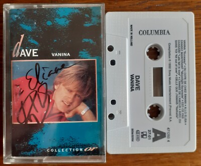 Cassette AUDIO avec DEDICACE de DAVE Vanina Collection OR Etat TB Hand ...