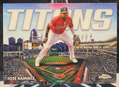 2023 Topps Chrome Baseball Jose Ramirez Titans Insert Card # CT-8 | eBay