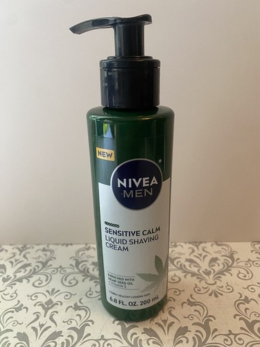 Nivea Men Sensitive Calm Liquid Shaving Cream Pump Bottle 6.8 oz. | eBay