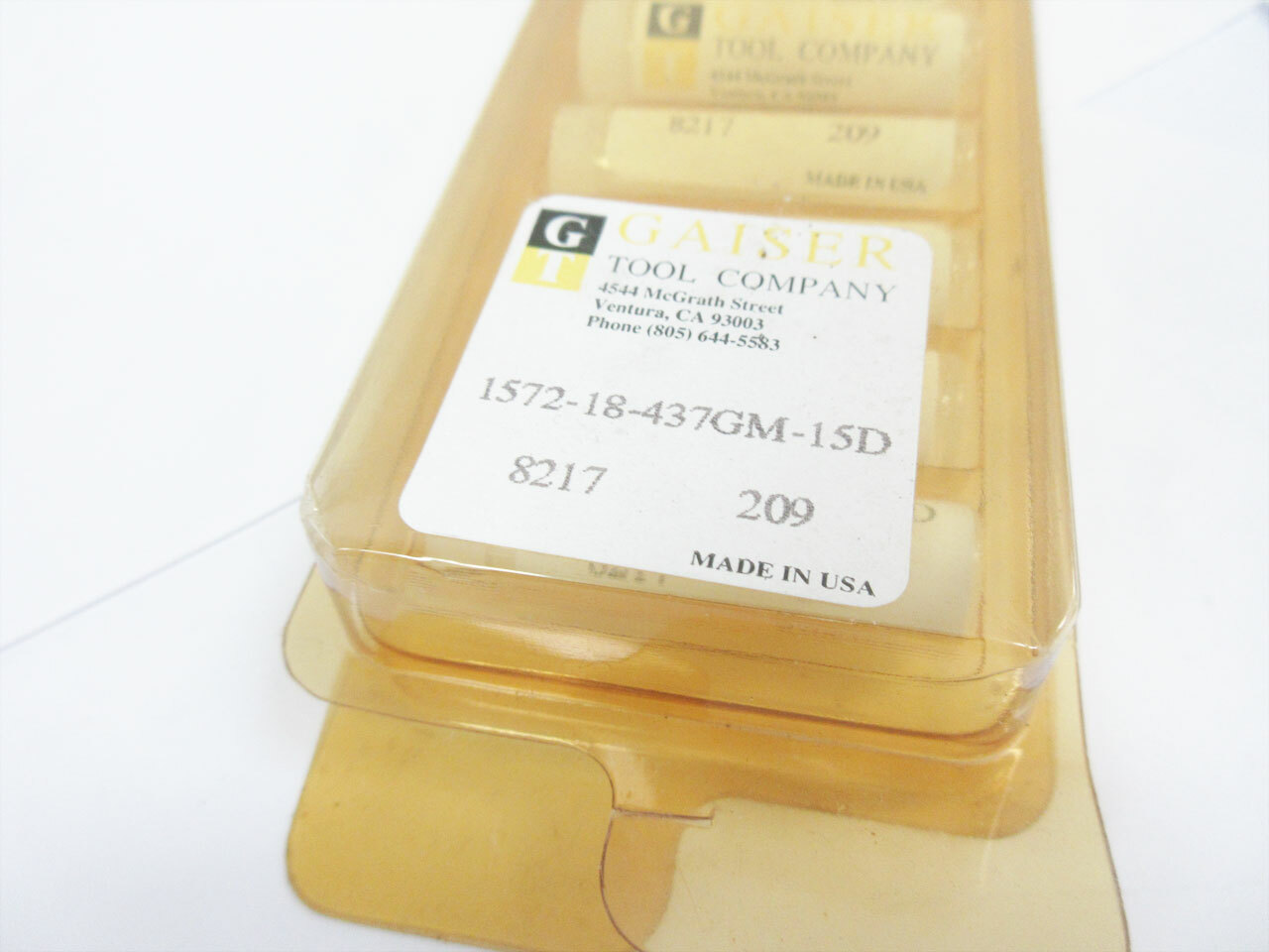 GAISER TOOL COMPANY 1572-18-437GM-15D CAPILLARY WIRE BONDING TIP | eBay