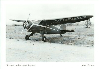 *Oregon/Mercy Flights Postcard-"Rudolph/The Red Nosed Stinson" (Single ...