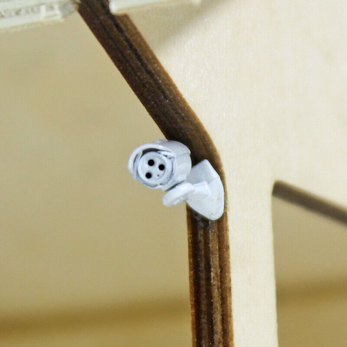 3x 1/12 Dollhouse Miniature Security Camera Mini Metal Cam Model CCTV ...