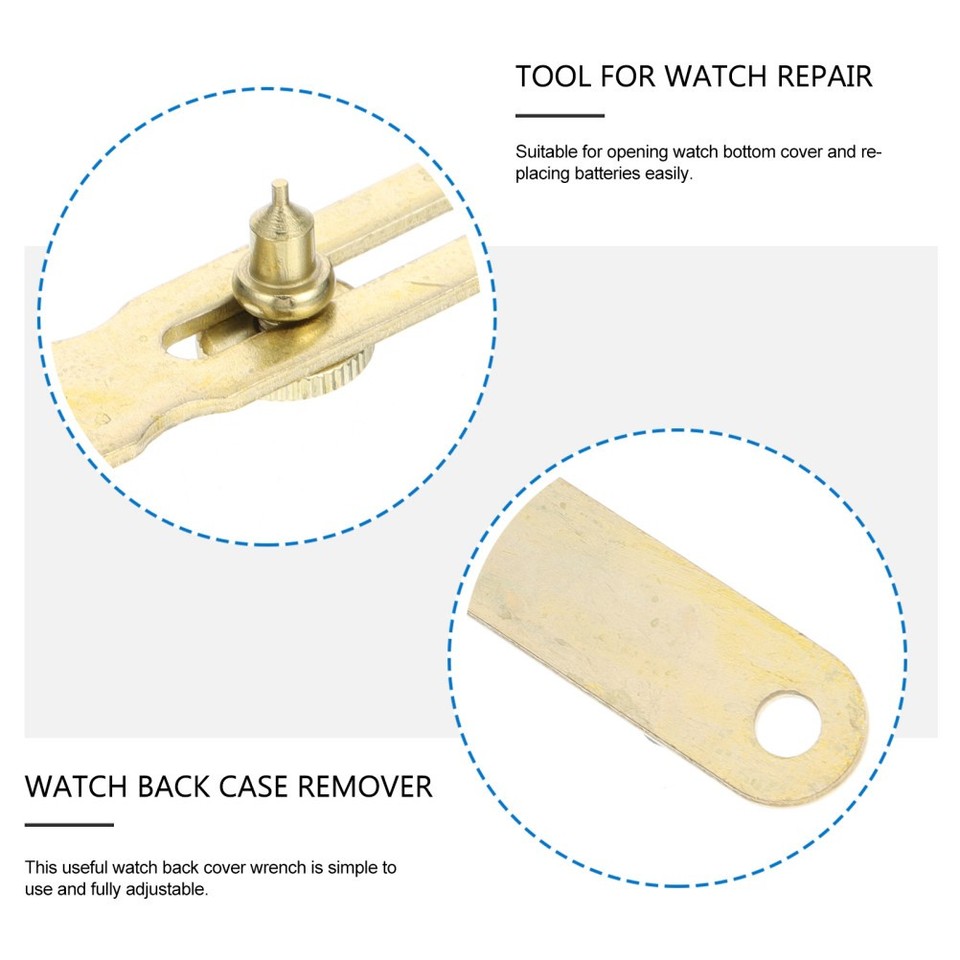 Watch Case Remover Tool Professional Cover Opener Back Wrench for ...