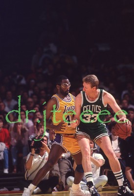 Larry Bird vs James Worthy - 35mm Basketball Slide | eBay