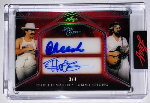 2025 Leaf Red Carpet Cheech Marin Tommy Chong Auto Autograph #d 3/4 | eBay