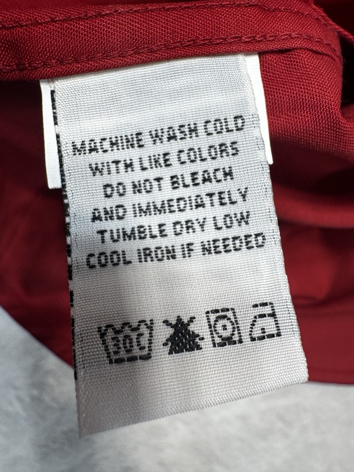 Ferrari Racing Team Shirt Rosso Molten Button Down Logo Embroidery Ash ...