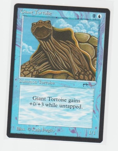 Magic the Gathering ~ MTG ~ 1x Giant Tortoise ~ MP ~ Arabian Nights | eBay