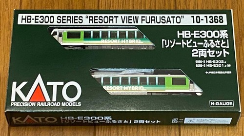Kato N gauge 10-1368 HB-E300 system Resort View Furusato 2-Car Set ...