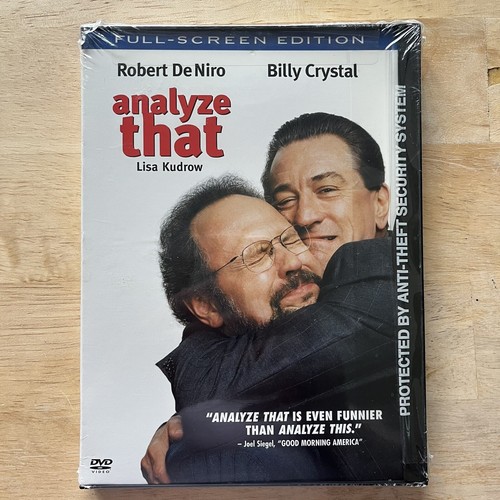 ANALYZE THAT~2002 DVD Movie Comedy Robert De Niro Full screen Edition ...
