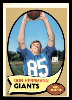 1970 Topps Football #153 Don Herrmann VG/EX *d3 | eBay