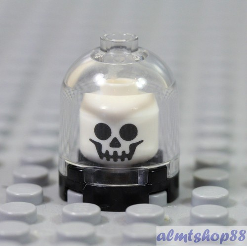 LEGO - Skull Classic White Display Brain Jar - Skeleton Minifigure Head ...