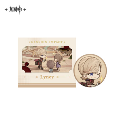 miHoYo Genshin Impact Lyney Badge Collection Card Set Official Goods ...