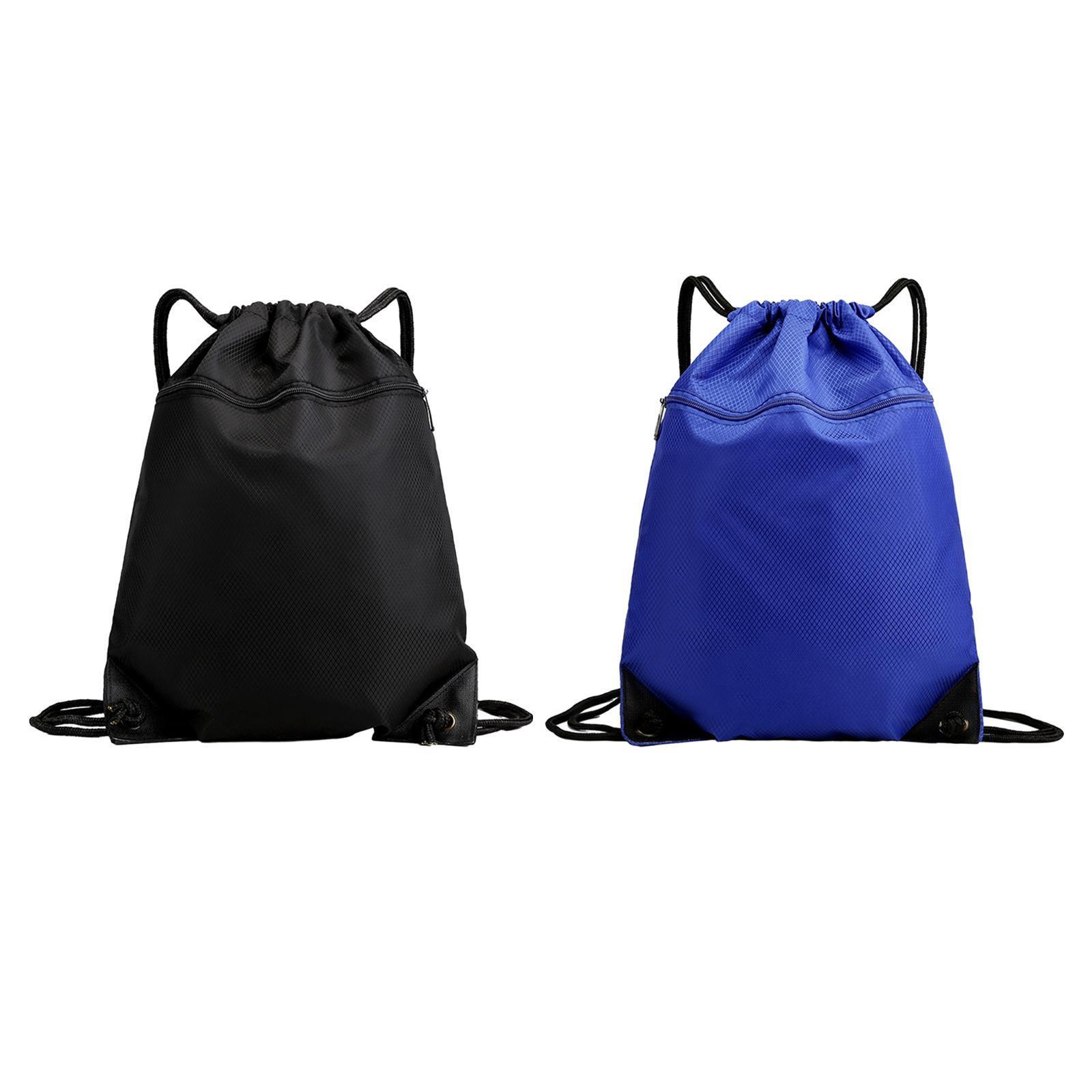 Drawstring Backpack Large Tear Resistant Gym Bags Sports Backpacks Rucksack | eBay