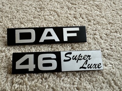 DAF CLASSIC 46 BADGE WITH Possibly DAF DAFFODIL Rear And Rare | eBay
