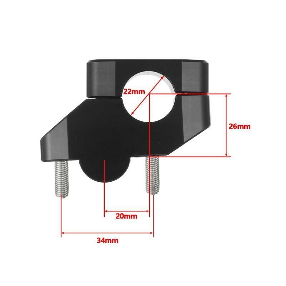 Fit For BMW R1150R 2001-2005 7/8"Offset HandleBar Handle Bar Mount ...