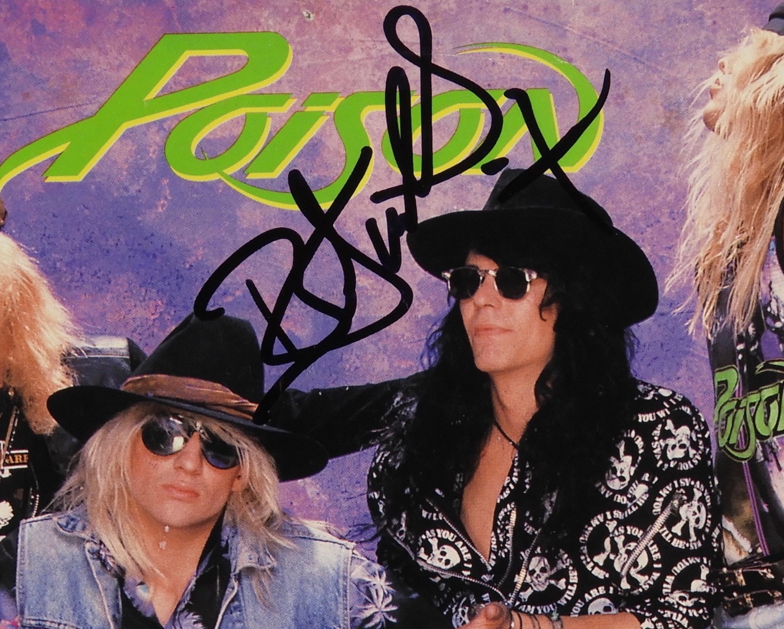 Poison Bret Michaels JSA Signed Autograph 45 Record Vinyl | eBay