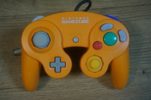 Nintendo Official Game Cube GC Wii U Controller Orange DOL-003 Very ...
