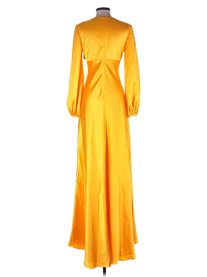 NWT IEENA for Mac Duggal Women Yellow Casual Dress 4 | eBay