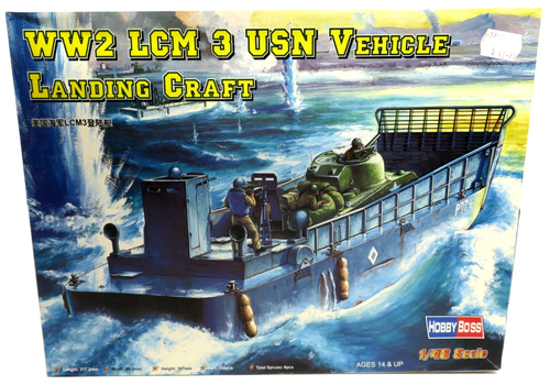 Hobby Boss 1/48 WW2 LCM 3 USN Vehicle Landing Craft Model Kit #84817 | eBay