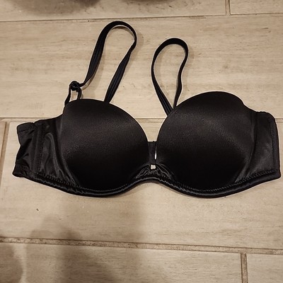 Wonderbra 34A Black Underwire Very Padded 7262 | eBay