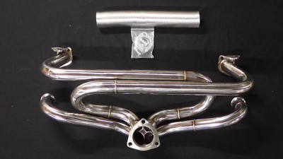 VW BEETLE TYPE 1 1300 to 1600 POLISHED STAINLESS STEEL HEADERS 119 ...