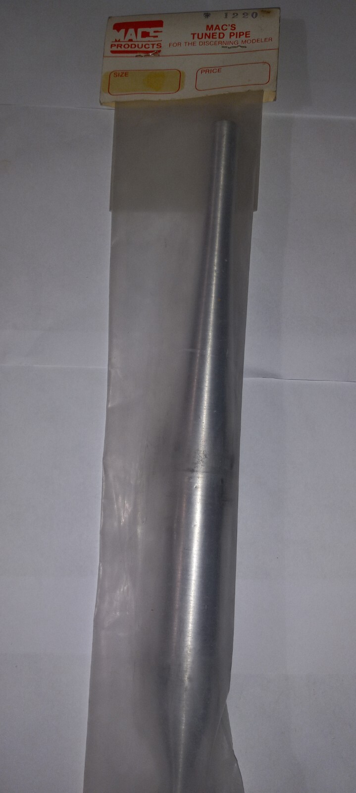 Mac's #1220 Tuned Pipe 3.5cc (.19-.25) 13" Rc Engines for sale online ...