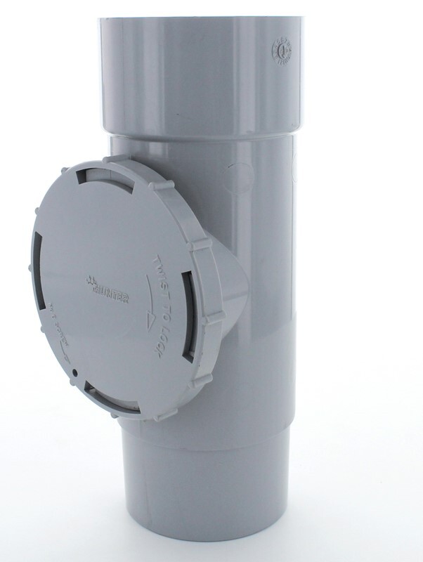 Hunter Marley Half Round Gutter ACCESS PIPE R001 | eBay UK