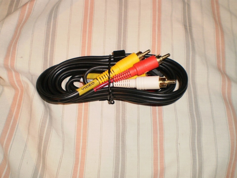 2 pack 3ft A/V Composite Audio Video Cable AV Universal 3 to 3 RCA | eBay