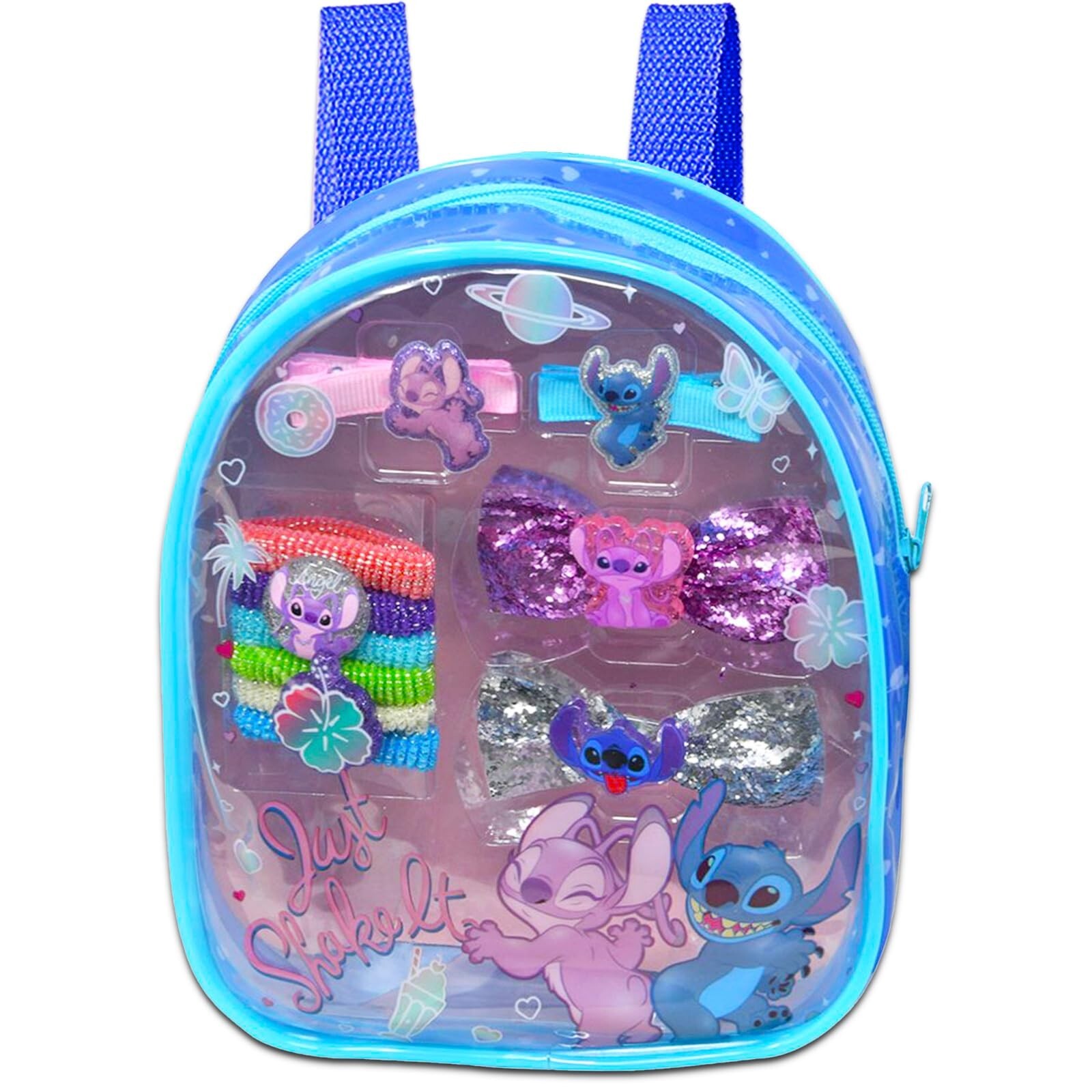 Lilo and Stitch Hair Accessories Set - 10 Pc Stitch Hair Bundle with ...