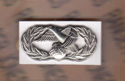 USAF Air Force Transportation Stabrite qualification ~1.75" badge c/b ...