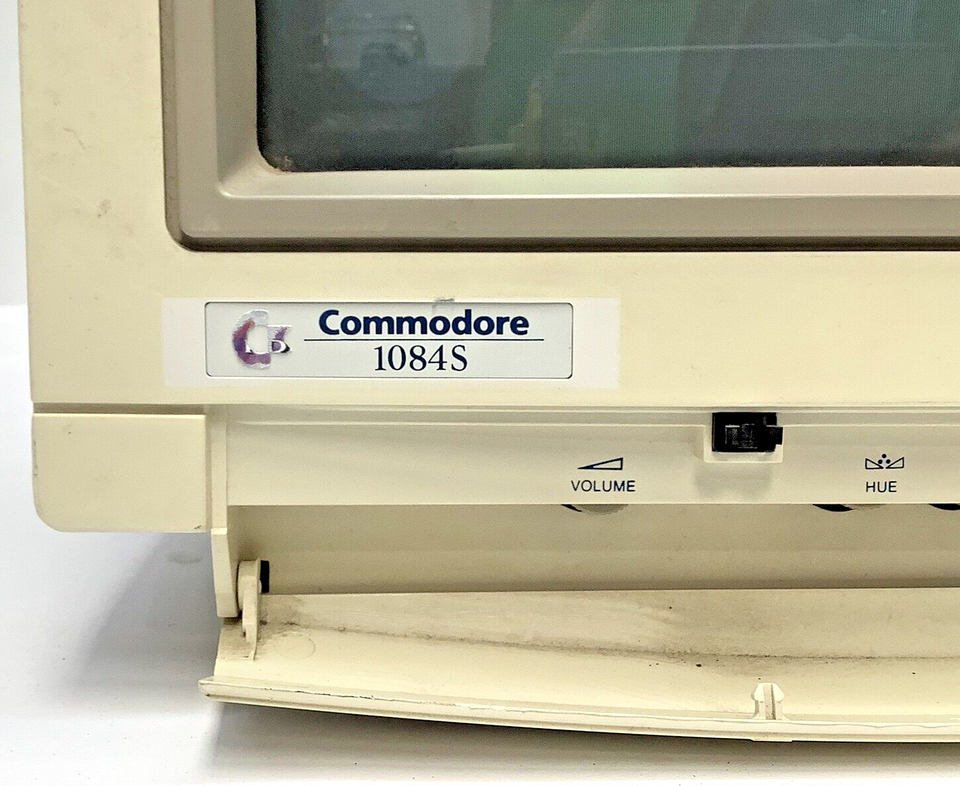 Commodore 1084S-D1 Monitor - VINTAGE 1992 WORKING *READ FULLY PLEASE ...