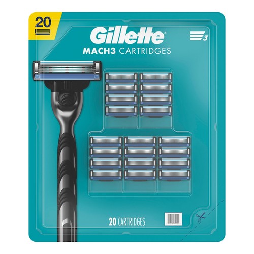 Gillette Mach3 Men's Razor Blades, 20 ct. | eBay