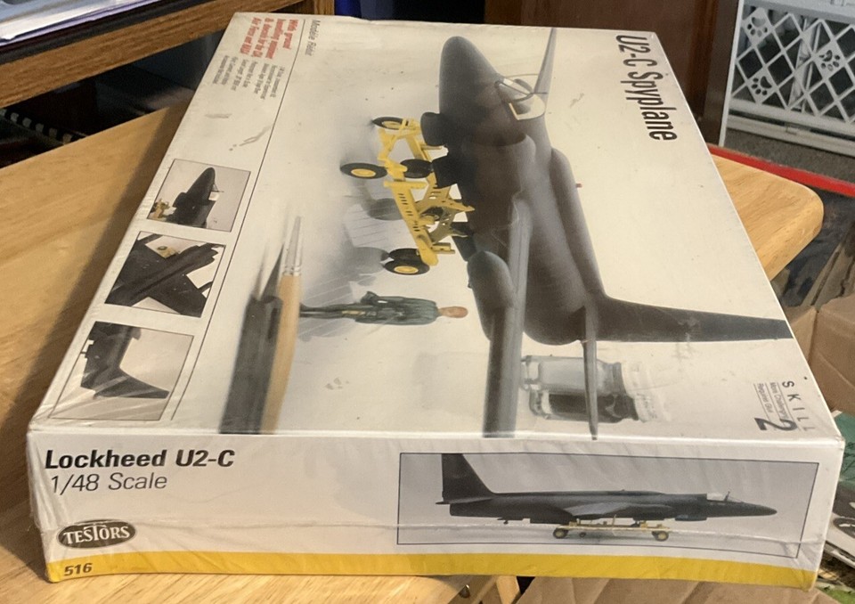 Testors U-2C Spyplane Airplane 1/48 Scale Model Kit # 516 New-Sealed | eBay